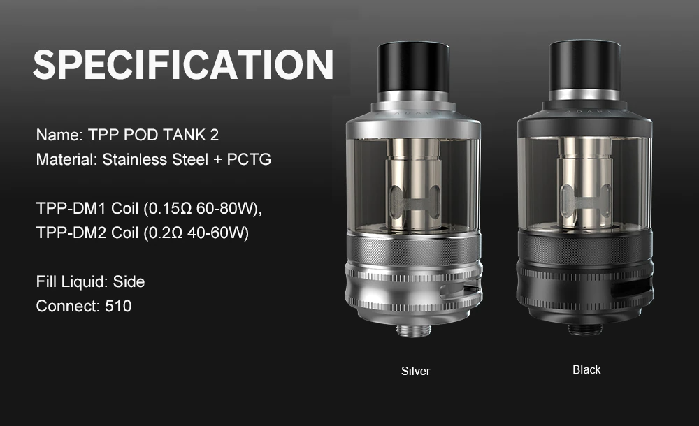 VooPoo TPP Pod Tank 2 5.5ml - AGT Group Wholesale