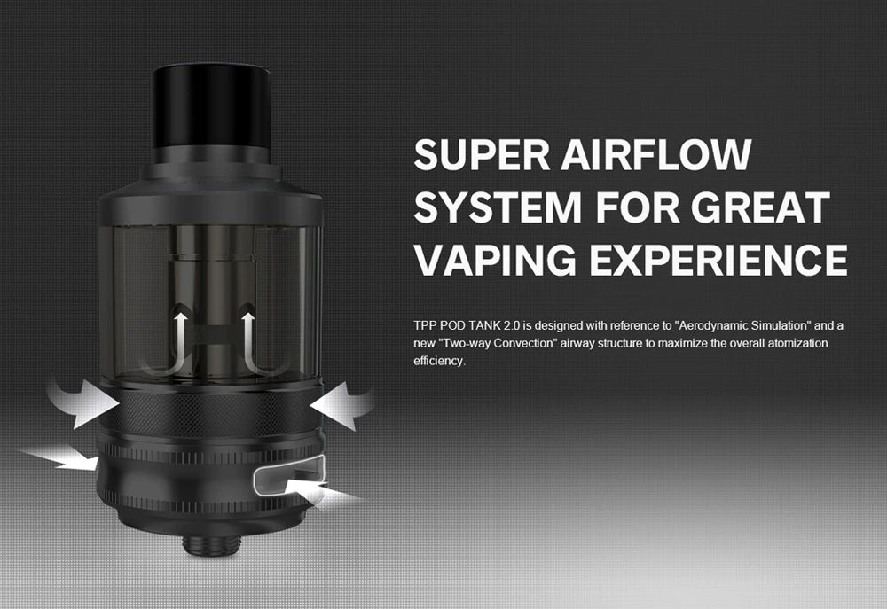 VooPoo TPP Pod Tank 2 5.5ml - AGT Group Wholesale