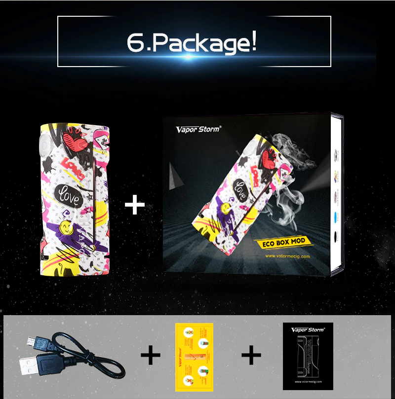 Vapor Storm ECO 90W Box Mod - AGT Group Wholesale